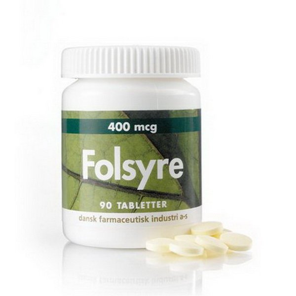 Folsyre 400 mcg vegan - B-vitamin - Naturkost